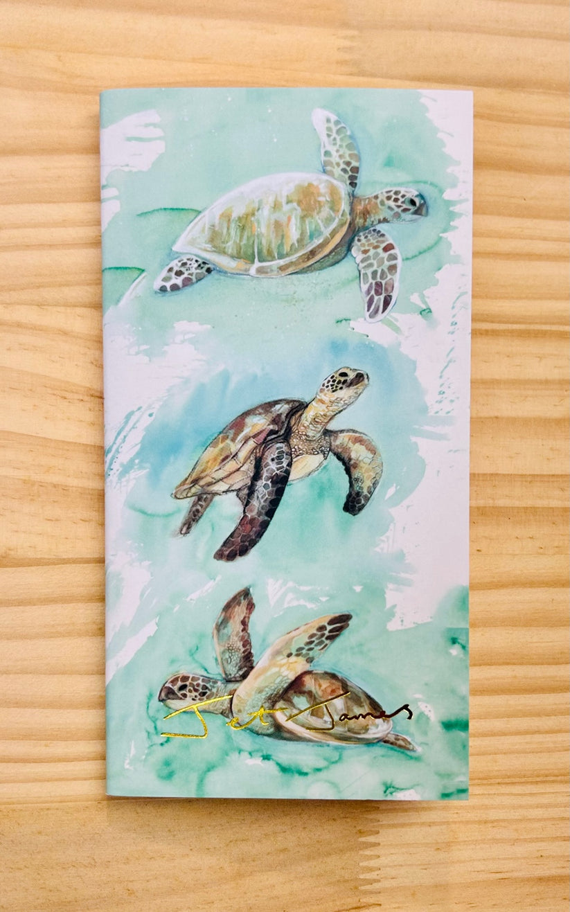 Pocket Note Book - Turtles – Jet James Artist